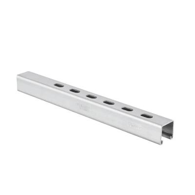 China OEM Galvanized Strut Channel 41x41 & 41x21 Q235 Steel with High Strength Support and Custom Sizes for sale