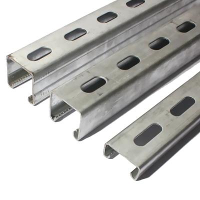 China Galvanized C Strut Channel 110lbs Capacity with Hot Dip Galvanized Finish for Industrial Support Systems for sale
