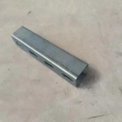 China Pre-Galvanized Metal Strut U Channel - 1/5-Inch Thick Construction Grade with Custom Lengths for sale