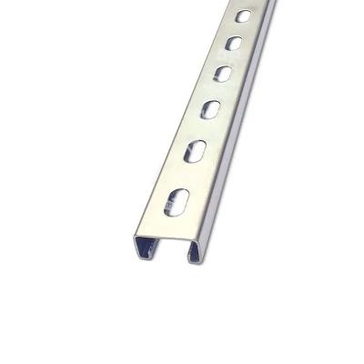 China Hot-Dip Galvanized Steel C Channel Strut for Solar Mounting Systems - 110 lbs Load Capacity, 22-30 Day Delivery for sale