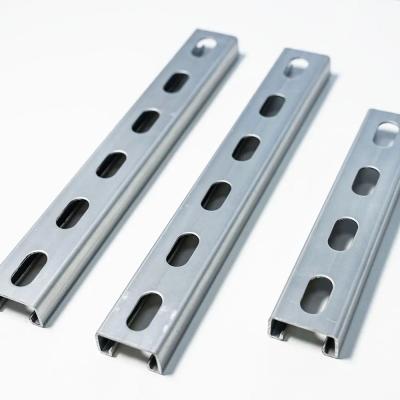 China 1 5/8 Galvanized Steel C Channel Rail - 1/5