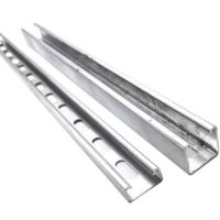 China Galvanized Steel Strut Channel for Cable Management - 110 lbs Load Capacity, 9/16
