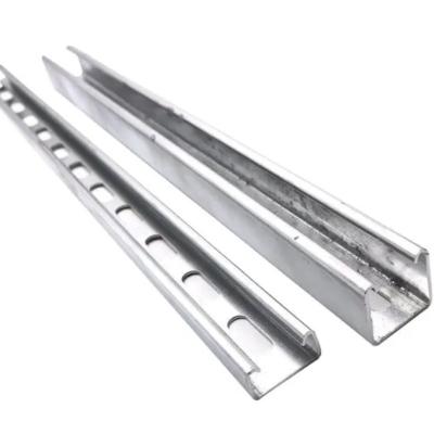 China Galvanized Steel Strut Channel for Cable Management - 110 lbs Load Capacity, 9/16