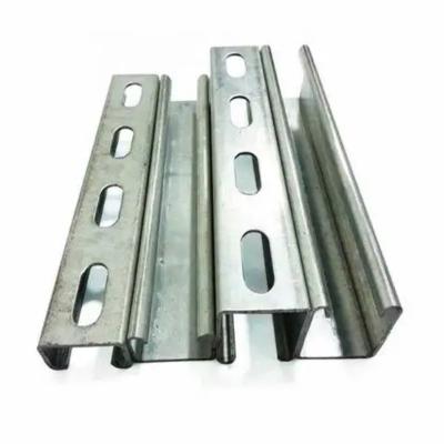 China Magnesium Aluminum Zinc Solar Strut Channel 5-30mm Thickness 6-12m Length SS350 SS450 Grade for sale