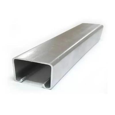 China 6063 T5 Aluminum Unistrut Channel 5-30mm Thickness 6-12m Length with CE Certification for Building Construction for sale
