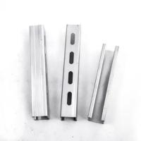 China Aluminum Slotted Unistrut Channel 6-12m Length with 100-300mm Flange Width for Construction Support Systems for sale