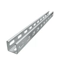 China HDG Powder Coated Aluminum Strut Channel 5-30mm Thickness 6-12m Length for Building Construction for sale
