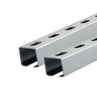China Metal U-Section Aluminum Strut Channel 6-12m Length with 100-300mm Flange Width for Construction Support for sale