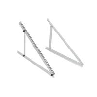 China Aluminum Profile Portable Solar Mounting Brackets Triangle Set with 20°-35° Adjustable Tilt and 60m/s Wind Load Capacity for sale