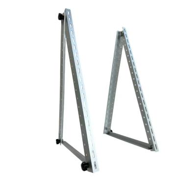 China Customized Wall Mount Triangle Solar Panel Brackets with 20-35° Adjustable Angle and Aluminum Construction for sale