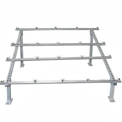 China Adjustable Solar PV Mounting Brackets with 10-Year Warranty - Anodized Aluminum Frame for Customized Panel Support for sale