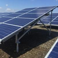 China Adjustable Solar PV Mounting System for Flat Roof - Anodized Aluminum Brackets with 10-Year Warranty for sale