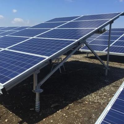 China Adjustable Solar PV Mounting System for Flat Roof - Anodized Aluminum Brackets with 10-Year Warranty for sale