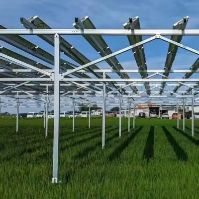 China Adjustable Ground Mount Solar Rack Aluminum Alloy Support for 28-45