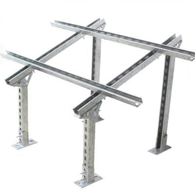 China C-Steel Ground Solar PV Mounting Bracket System with Adjustable Tilt for 28-45