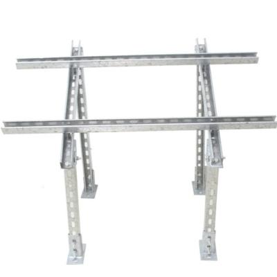 China Natural Silver Solar Panel Mounting Bracket with 20°-35° Adjustable Angle and 10-Year Warranty for sale