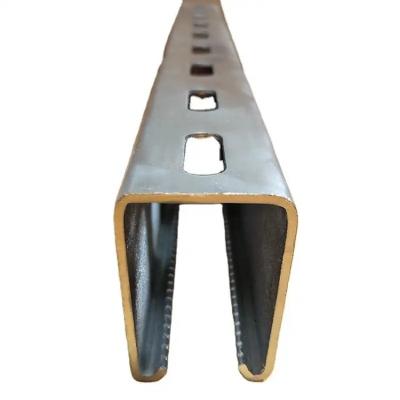 China Galvanized Unistrut Seismic Shock Bracket 4.1x4.1x0.2 Inch for Structural Bracing Support for sale