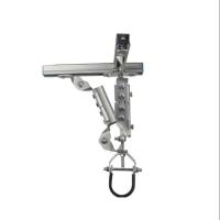 China Pre-Galvanized Aluminum Steel C Unistrut Seismic Bracket 4.1x4.1x0.2 Inch for Construction Support for sale