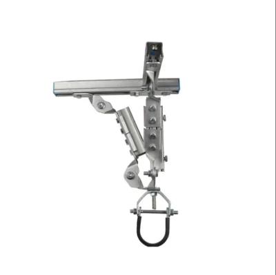 China Pre-Galvanized Aluminum Steel C Unistrut Seismic Bracket 4.1x4.1x0.2 Inch for Construction Support for sale