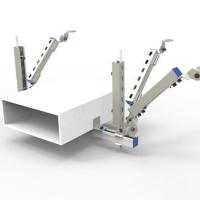 China Adjustable Industrial Galvanized Seismic Support Bracket for Cable Trays - Custom Sizes, 10-Piece Bundles for sale