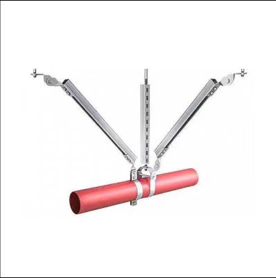 China Cold Formed Steel Channel Seismic Roof Pipe Supports KZS-DN65-250-T for AC Drain Proof Pipes for sale
