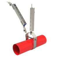 China Galvanized Steel Strut Channels Seismic Brace for Fire Water Pipeline Support with 1-Year Warranty and Custom Sizes for sale