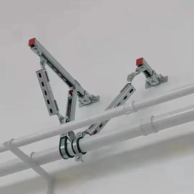 China OEM Anti Vibration Seismic Pipe Hangers & Roof Pipe Supports - Steel Construction Brackets with Custom Sizes for sale