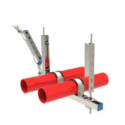 China Carbon Steel Multi-Tube Seismic Pipe Supports with Zinc Plating - Custom Sizes Available for Industrial Applications for sale