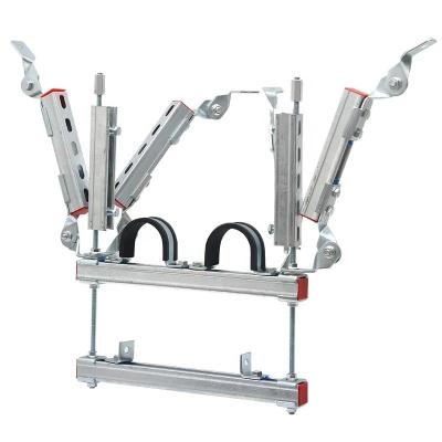 China Stainless Steel C-Shaped Seismic Fire Protection Wall Bracket for Drainage Pipeline and Cable Tray - Custom Sizes Available for sale