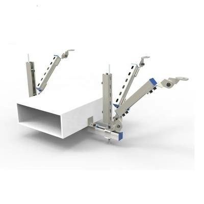 China Gantry Rigid Seismic Bracing Single Structure Hangers for Pipe Cable Support - ISO9001 Certified Carbon Steel Construction for sale
