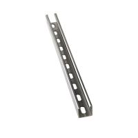 China 41×41 Perforated C Channel Steel Seismic Bracket with Zinc Plating for Solar Power Systems for sale