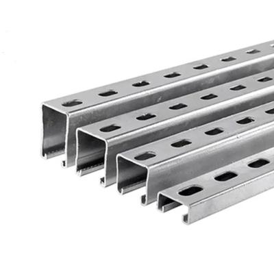 China 316 Stainless Steel Unistrut Channel - Hot Dipped Galvanized Solar Support with 10-Year Guarantee and 8-Inch Width Options for sale