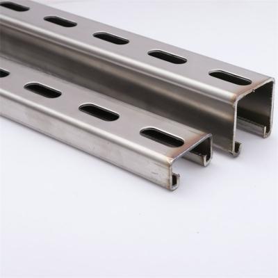 China Construction Cable Tray C Strut Channel - Stainless Steel & Aluminum Alloy Seismic Support System with Various Sizes for sale