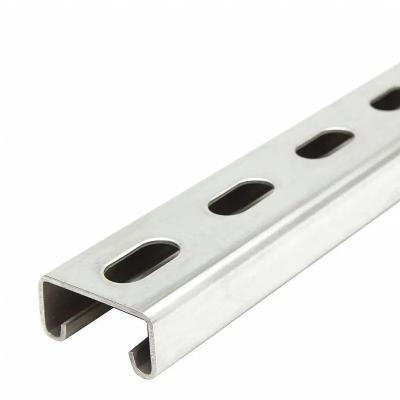 China Galvanized Steel Strut Channel C Shape Width 100-900mm Hot Rolled for Industrial Buildings for sale