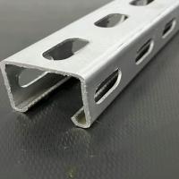 China Hot-Dip Galvanized Metal Strut Channel ±3% Tolerance C-Shaped for Commercial Industrial Buildings for sale