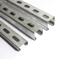 China Hot-Dip Galvanized Metal Strut Channel 100-900mm Width Customizable C-Channel for Industrial Support for sale