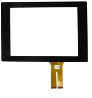 China High Accuracy Industrial Touch Panel 8.4 Inch Tempered Glass Smooth 10 Touch Points for sale