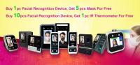 China 4 Core 1.2G TCP IP WIFI USB Facial Recognition Turnstile Non Contact for sale