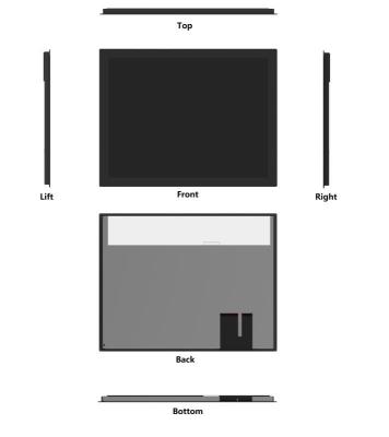 China 10 Points 15 Inch Capacitive OCA Bonding Touch Screen for sale
