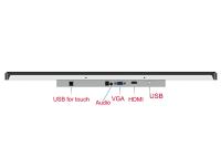 China 25W 23.8inch 8ms Open Frame Touch Screen Monitor Sun Readable for sale