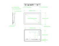 China 10.1 Inch Open Frame Touch Screen Monitor For Industrial Use for sale