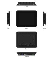 China 10.4 Inch Industrial  Open Frame Touch Screen Monitor of 1024*768 Resolution for sale