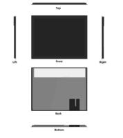 China 10ms High Brightness Capacitive Optical Bonding Display 15 Inches for sale