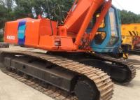 China Red Color Second Hand Hydraulic Excavator , HITACHI EX200-3 Crawler Excavator for sale