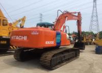 China Red Color Second Hand Hydraulic Excavator , HITACHI EX200-3 Crawler Excavator for sale