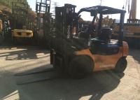 China Orange Color 2.5T Used Diesel Forklift , FD25 Toyota Forklift Second Hand 2012 for sale