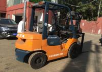 China Orange Color 2.5T Used Diesel Forklift , FD25 Toyota Forklift Second Hand 2012 for sale