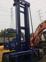 China 2 / 3 Stage Mast Second Hand Forklifts Komatsu FD100 10 Ton Low Hour Working for sale