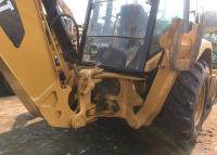 China Yellow Used Cat 420f Backhoe Loader / Skid Steer Loader High Working Ability for sale
