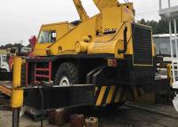 China Yellow KATO RT50 Second Hand Cranes 50ton Lifting Load 6 Span Original Japan Made for sale